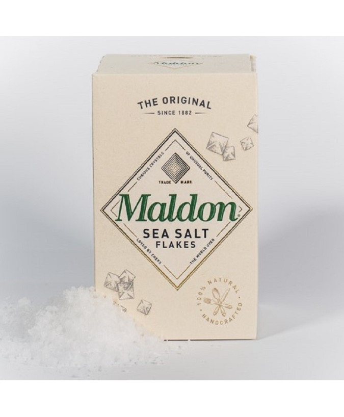 Sól morska w płatkach MALDON 125g - Sea Salt Flakes - organiczna.