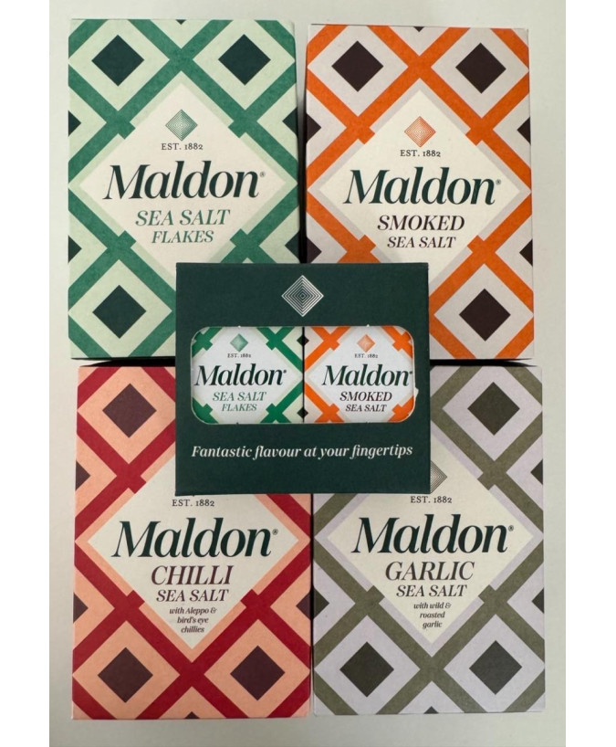 Sól morska w płatkach MALDON 125g - Sea Salt Flakes - organiczna.